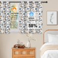Baseballs and Mom Letters White Blackout Curtains,Triple Weaved Fabric ...