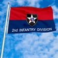 3Ply Army 2nd Infantry division Flag 3x5Feet Military Banner with 2 ...