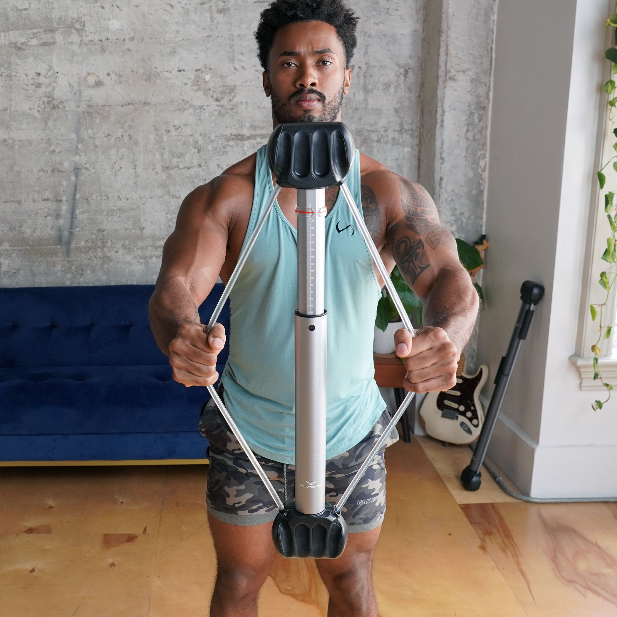 Bullworker Bow Basic: 28" Isometric Strength Training Equipment For ...