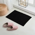 Subrtex Luxury Chenille Bathroom Rug Extra Soft and Absorbent Shaggy ...