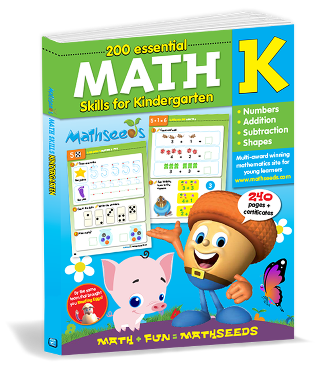 Mathseeds 200 Essential Math Skills For Kindergarten Walmart Mathseeds 200 Essential Math Skills For Kindergarten Walmart