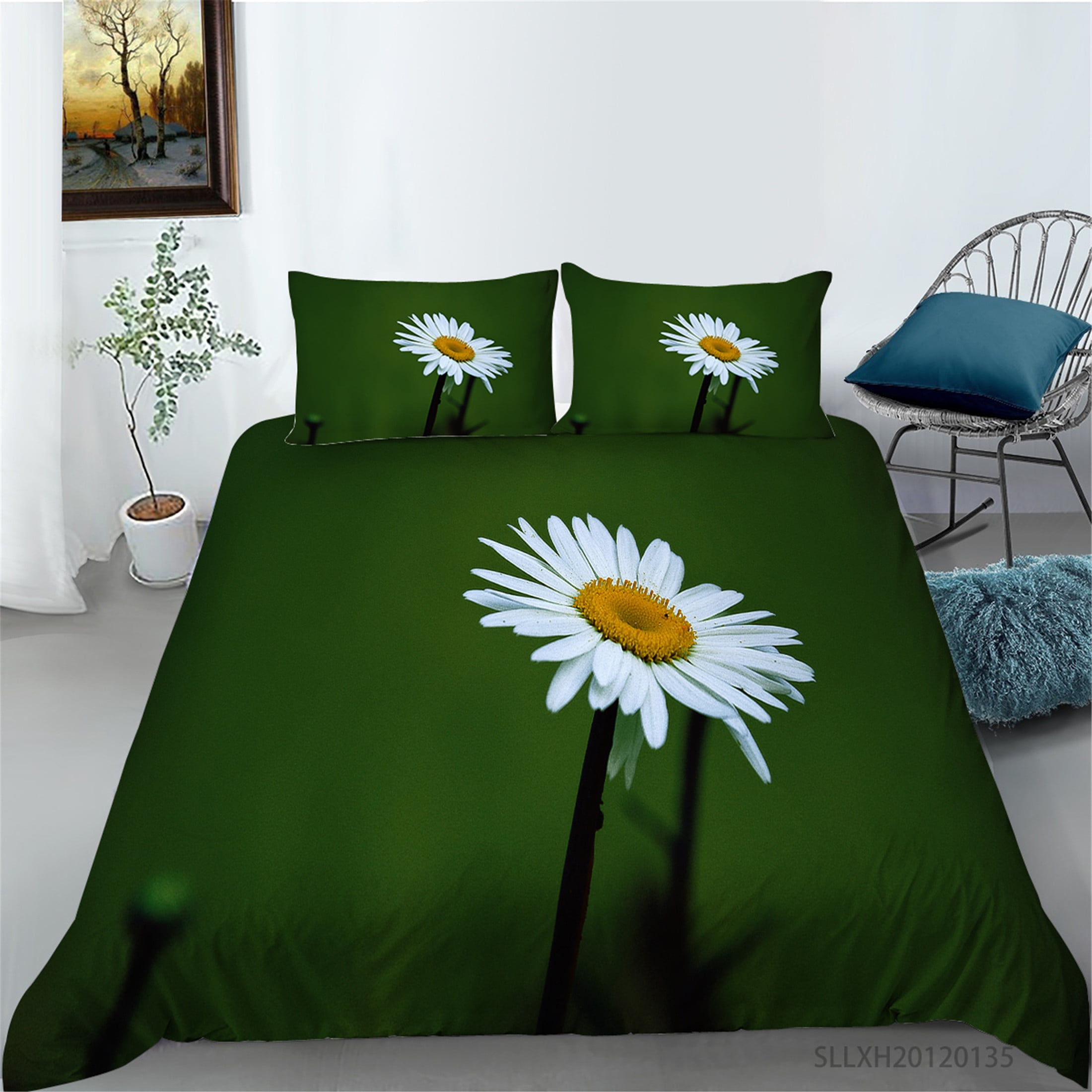 Bedding Cover Set Small Daisy Painting Home Textiles Duvet Cover Set ...