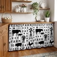 Chicken Cow Pig Cabinet Curtains 32" W x 55" L Farmhouse Animal ...