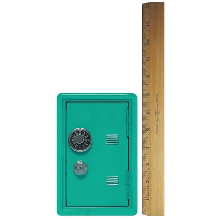 Kid's Coin Bank Locker Safe with Single Digit Combination Lock and Key ...