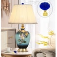2-Pack Crystal Lamp Finials 2 Inch, Antique Brass Base & Crystal Ball ...