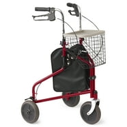 drive Deluxe Rollator Adjustable Height / Folding Aluminum 300 lbs. 31 ...