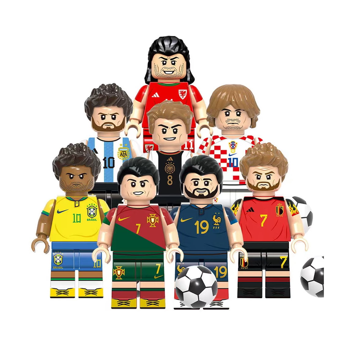 Click here for Smilento 8pcs Movie Football Star Minifigure Set -... prices