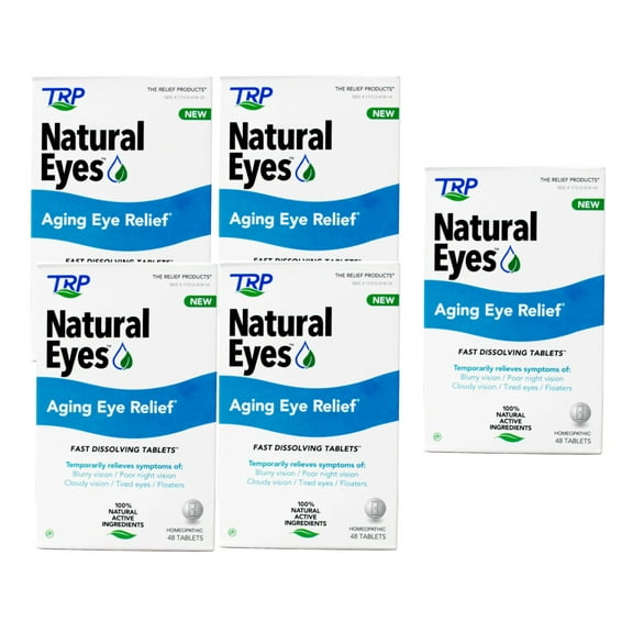 Natural Eyes Pink Eye Relief Tablets, Fast Dissolving, Relieves Burning ...