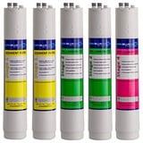 Pure Blue H2O 5-Pack Carbon Home Cartridge for 4-Stage Reverse Osmosis ...