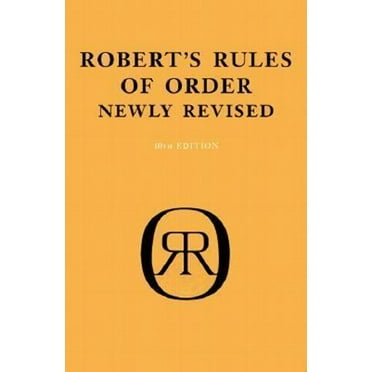 Robert's Rules of Order: A Comprehensive Guide to Robert's Rules of ...