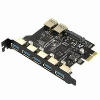 Low Profile 4 Ports PCI-E to USB 3.0 HUB PCI Express Expansion Card ...
