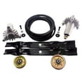 42" Deck Rebuild Kit for Craftsman DYT4000 Belt Pulleys Blades Spindles ...