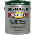 Rust-Oleum Professional Metal Enamel, Indoor/Outdoor Gloss Hunter Green ...