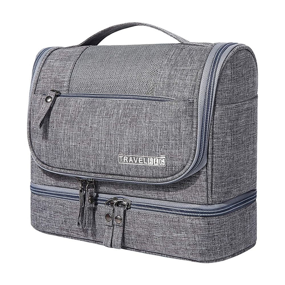 Dutchman Highly Functional Toiletry Bag  Large Capacity Travel Organizer With Waterproof Coating  Perfect For Men And Women  Sturdy Hook For Easy Hang