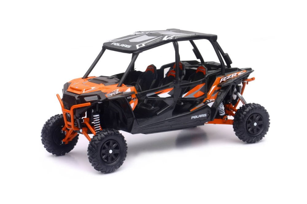 Polaris RZR XP 4 Turbo EPS ATV, Orange - New Ray 57843A - 1/18 scale ...