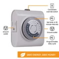 GE 24-Hour Heavy Duty Indoor Plug-In Timer, 2-Outlets, 15075 - Walmart.com