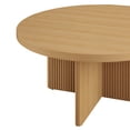 Better Homes & Gardens Lillian Fluted Coffee Table, Natural Pine Finish ...