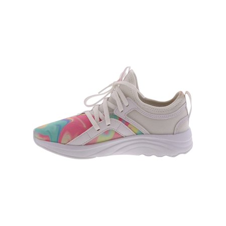 PUMA Soft Sophia Swirl AC (Little Kid) Puma White/Island Paradise/Pink ...