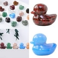 BQBQERT Aventurine Miniature Duck Figurines Sculptures Crystal Stone ...