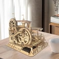 DIY Castle Orbital Marble Run Model, 400PCS 3D Wooden Puzzle Assembly ...