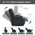 Infinite Position Single Motor Up to 350 LBS Power Lift Recliner Chair ...