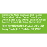 Lucky Foods Kimchi, 14 oz jar, probiotic, vegan, keto certified with ...