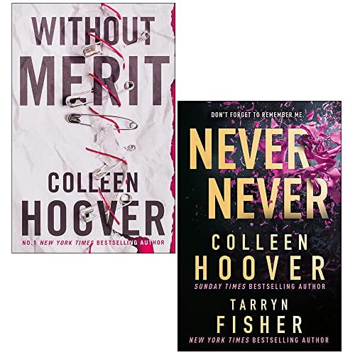 Colleen Hoover Collection 2 Books Set (Without Merit, Never Never ...