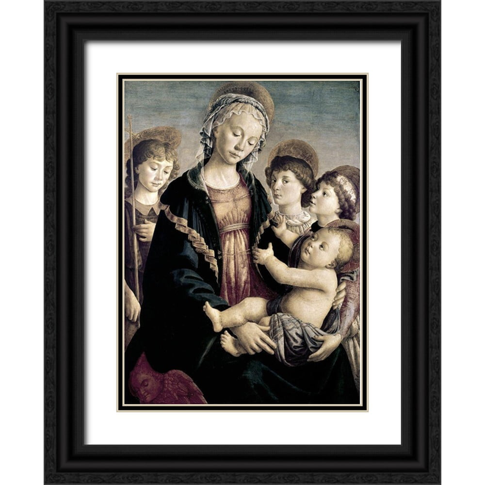 Madonna And Child And Two Angels Botticelli