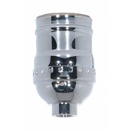 Satco Smooth Phenolic 4 Piece Push Thru Socket with Uno Thread and Ring ...