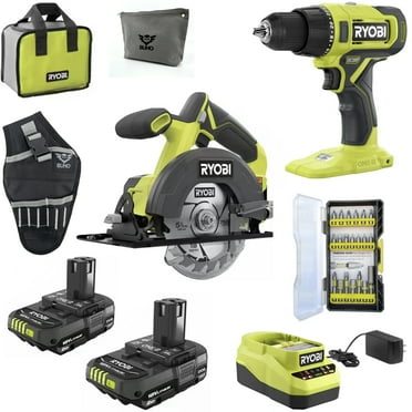 Ryobi 18-Volt Tool Combo Kit, 6-Piece - Walmart.com