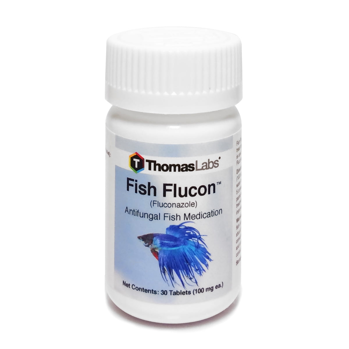 Thomas Labs Fish Flucon Fluconazole, 100mg, 30 tablets - Walmart.com
