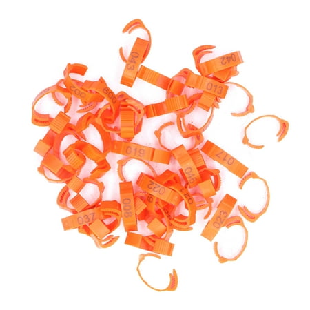 Bird Leg Bands, Reusable Numbered Leg Rings For Chickens For Pigeons ...