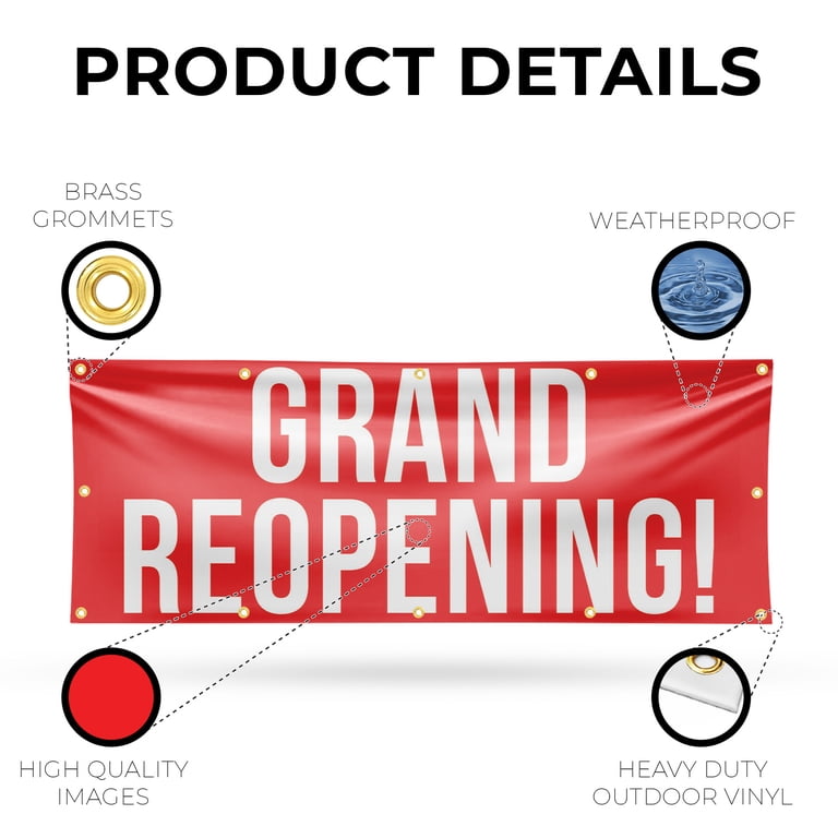 Grand Reopening Banner