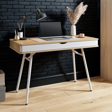 Calico Designs Alcove Modern Pocket / Writing Desk with Large Split ...