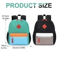 GBAYXJ Sch+ool Backpack With Chest Buckle And Reflective Strip 16 Inch ...