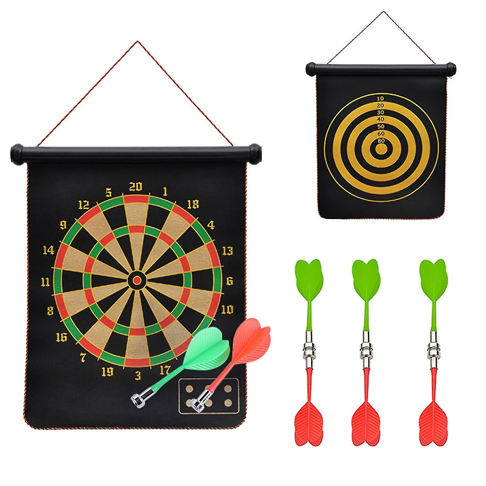 Dart Board D489 Small Magnetic Dartboard Set - With Magnet Darts For ...