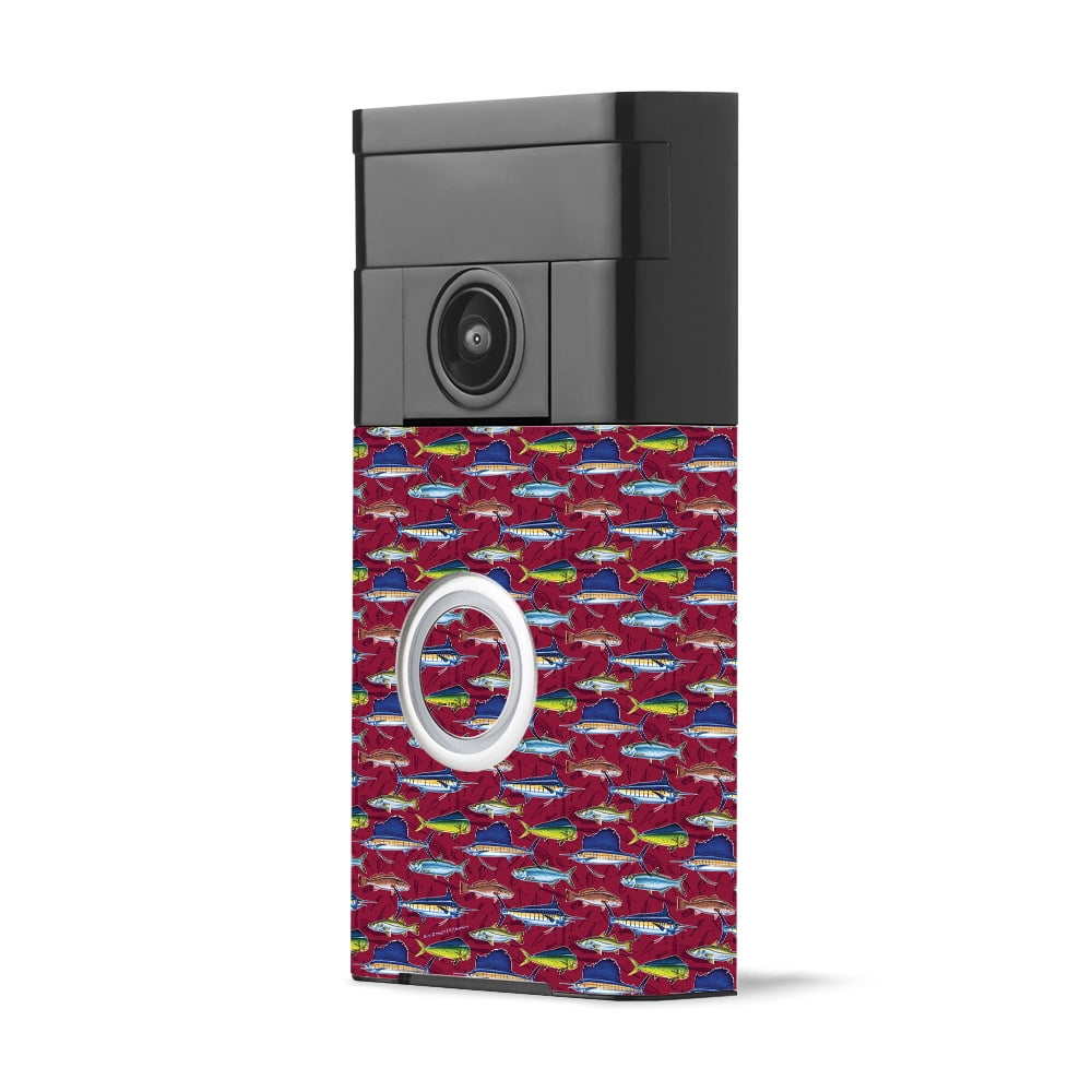 Skin Decal Wrap Compatible With Ring Video Doorbell Sticker Design ...