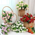 AGIUFGS Artificial Rose Bouquet, Festive Holiday Designs, for Home Use ...