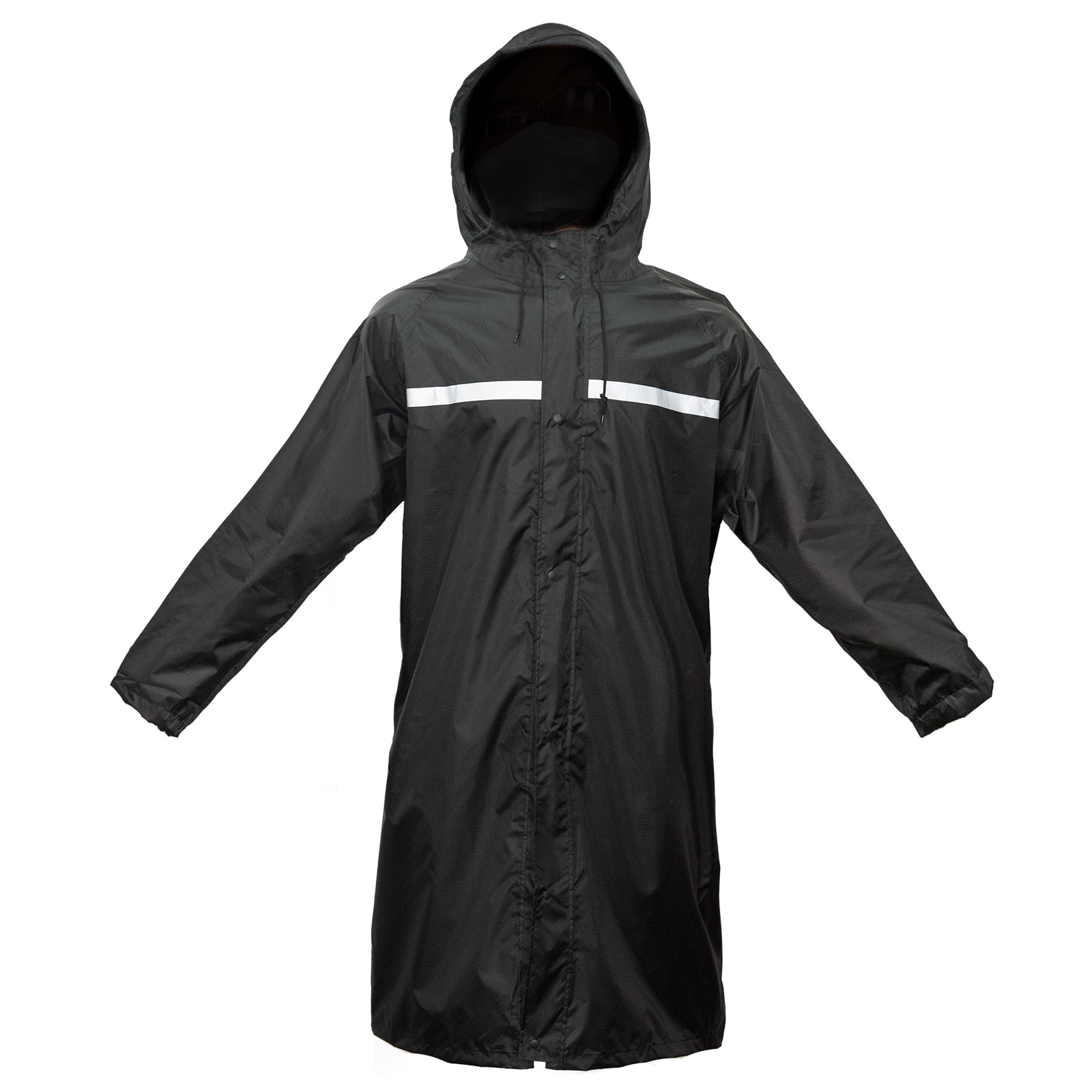 Waterproof Camouflage Rain Coat Men's Long Rain Jacket Lightweight ...