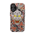 Japanese Oni Mask Tough Phone Case for iPhone 7–17 Pro Max, Glossy ...