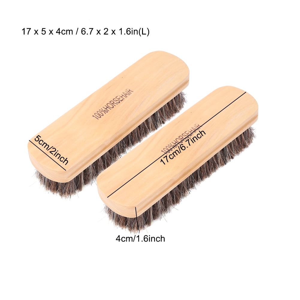 Click here for Estink 2pcs Wooden Horsehair Shoe Brushes For Gent... prices
