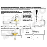 Yonico Medium Ogee 2 Bit Matching Entry Door Profile Router Bit Set - 1 ...