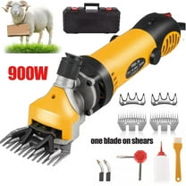Jowenia 900W Electric Sheep Shears, Heavy Duty Shearing Clipper with 6 ...