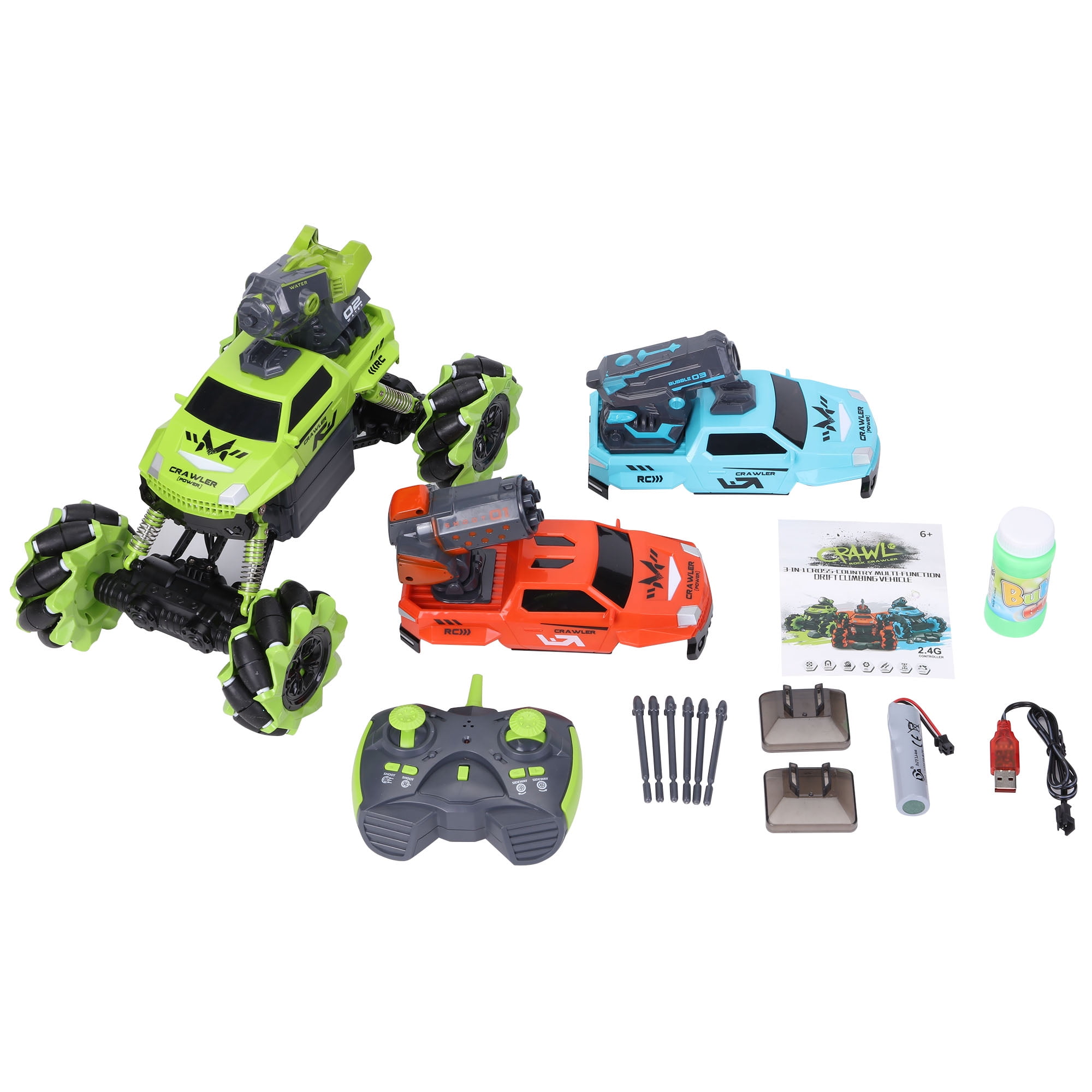 Remote Control Car for Kids 2.4GHz RC Cars 4WD Off Road Truck Toys ...