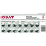 IOSAT Potassium Iodide Tablets 130 MG 14 Tablets /Pack Expiry 2032 ...