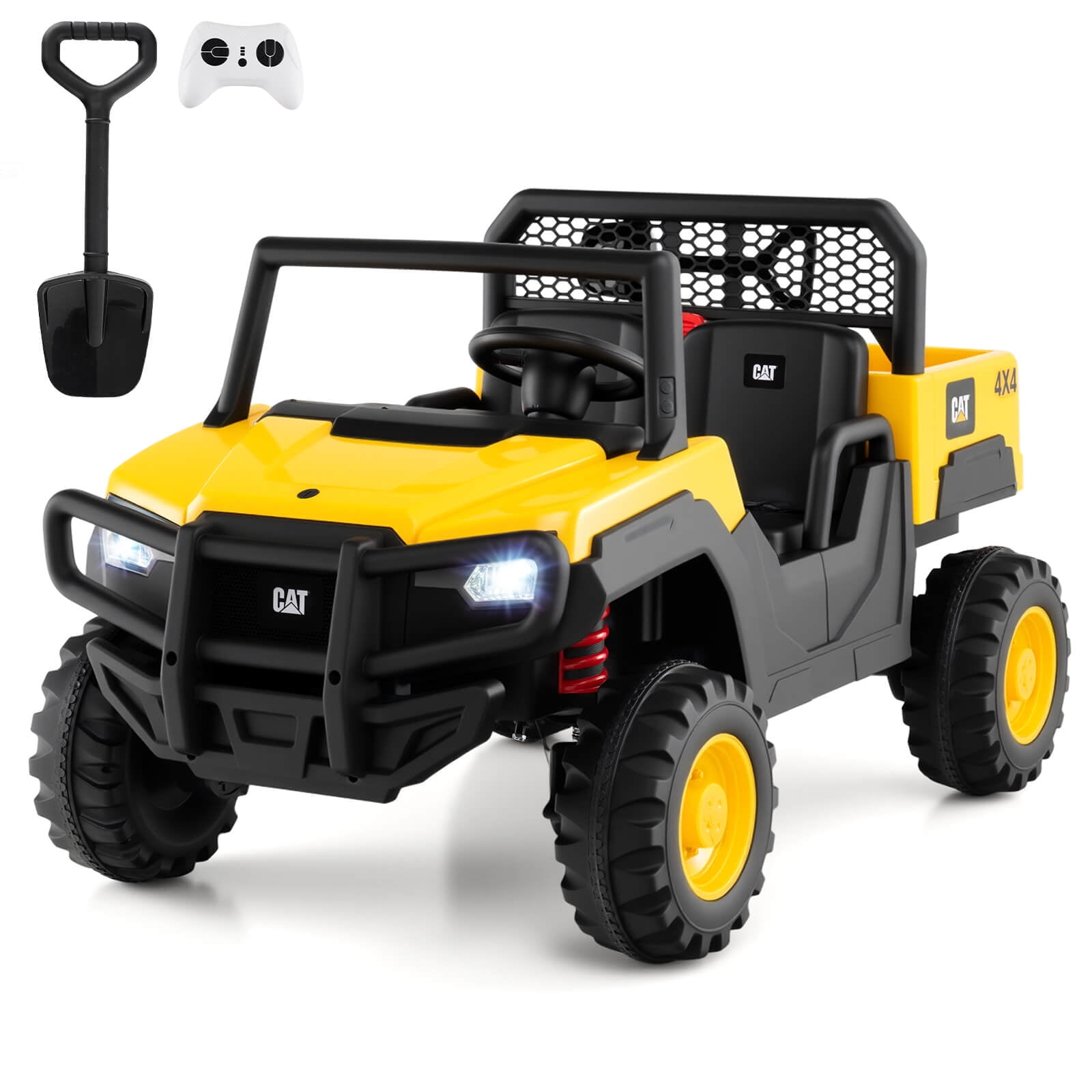 Click here for Costway 24v Ride On Dump Truck With Remote Control... prices