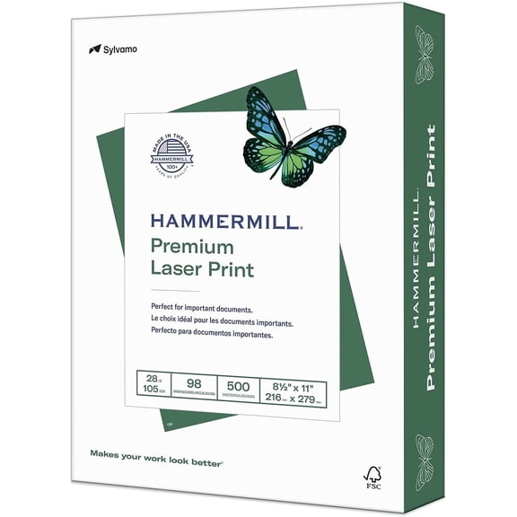 HP Premium 32 lb Printer Paper | 8.5 x 11 | 1 Ream - 500 Sheets | 100 ...