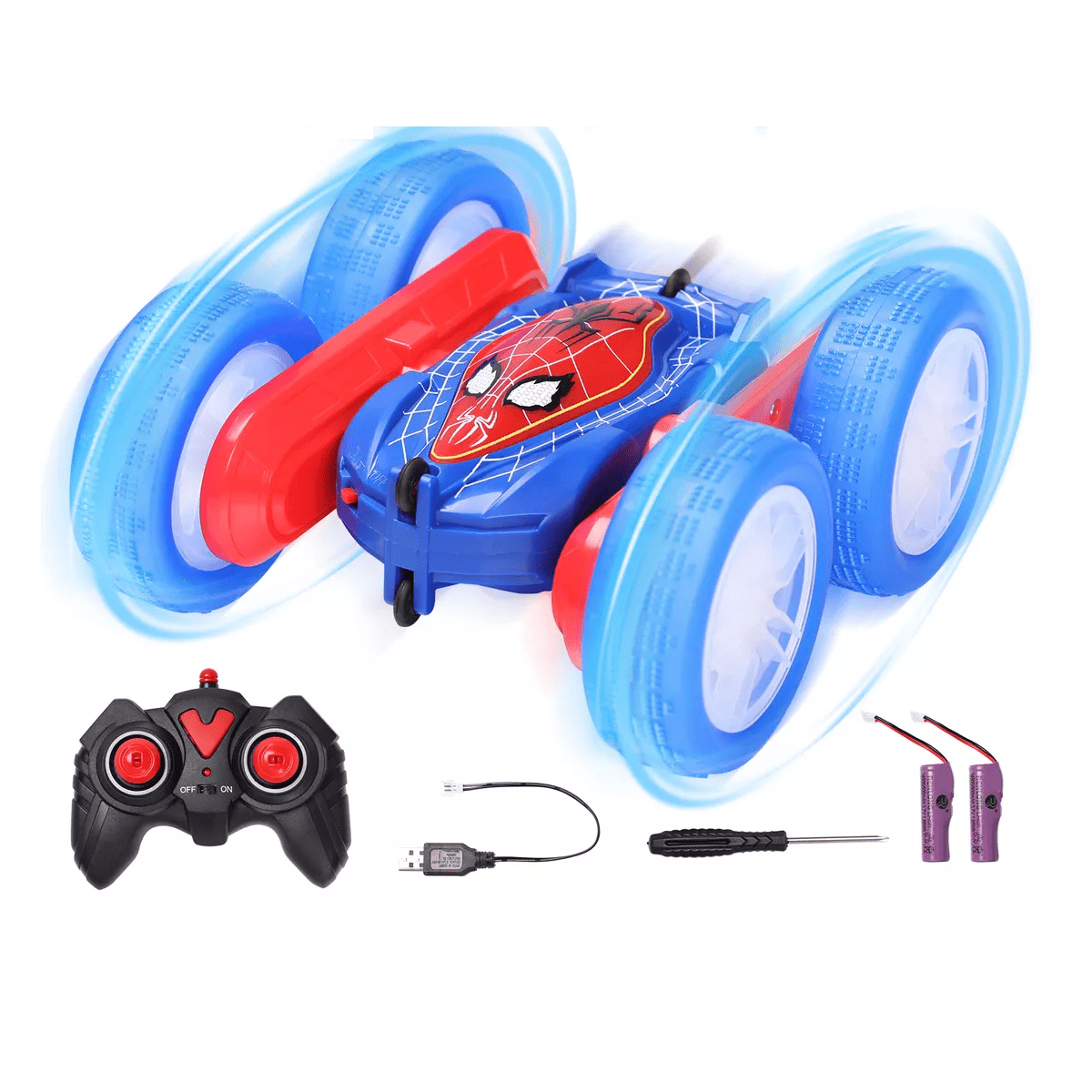 Carros De Control Remoto Recargable Rotación De 360° AZUL | Walmart en ...