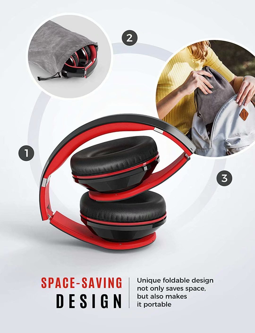 Buy Mpow 059 Bluetooth Headphones, Upgrade 65H Playtime Bluetooth 5.0 ...
