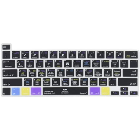 Logic Pro X Shortcuts Hot Keys PS Silicone Keyboard Cover Keyboard Skin ...